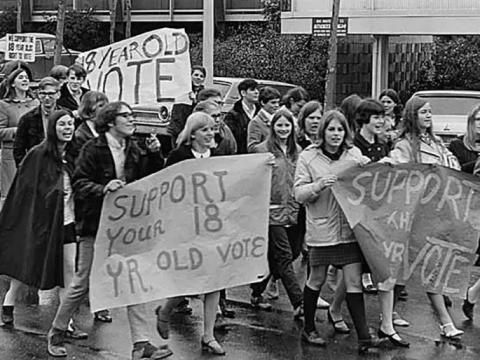 Constitutional Amendments – Amendment 26 – “Voting at the Age of Eighteen” | Ronald Reagan